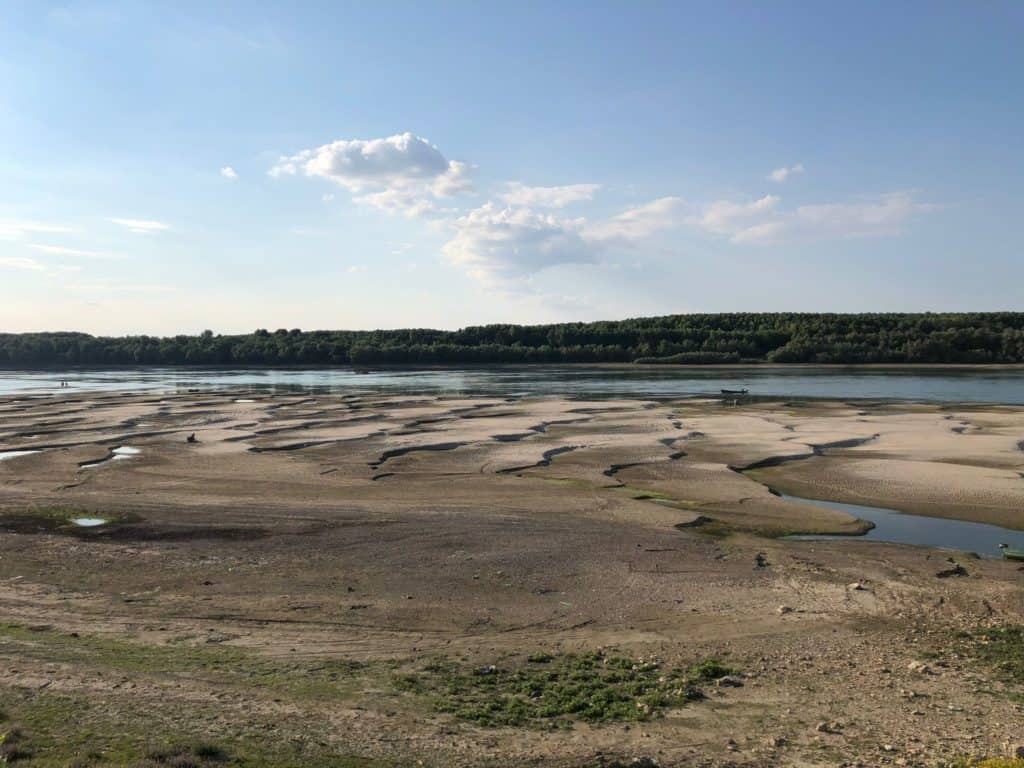 Imagini apocaliptice cu Dunărea, în zona localității Rasova din județul ...
